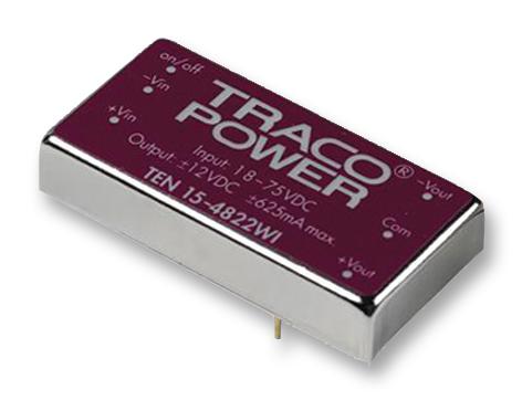 TEN 15-2411WI - Traco Power - Isolated Through Hole DC/DC Converter, ITE, 4:1 | element14 Korea