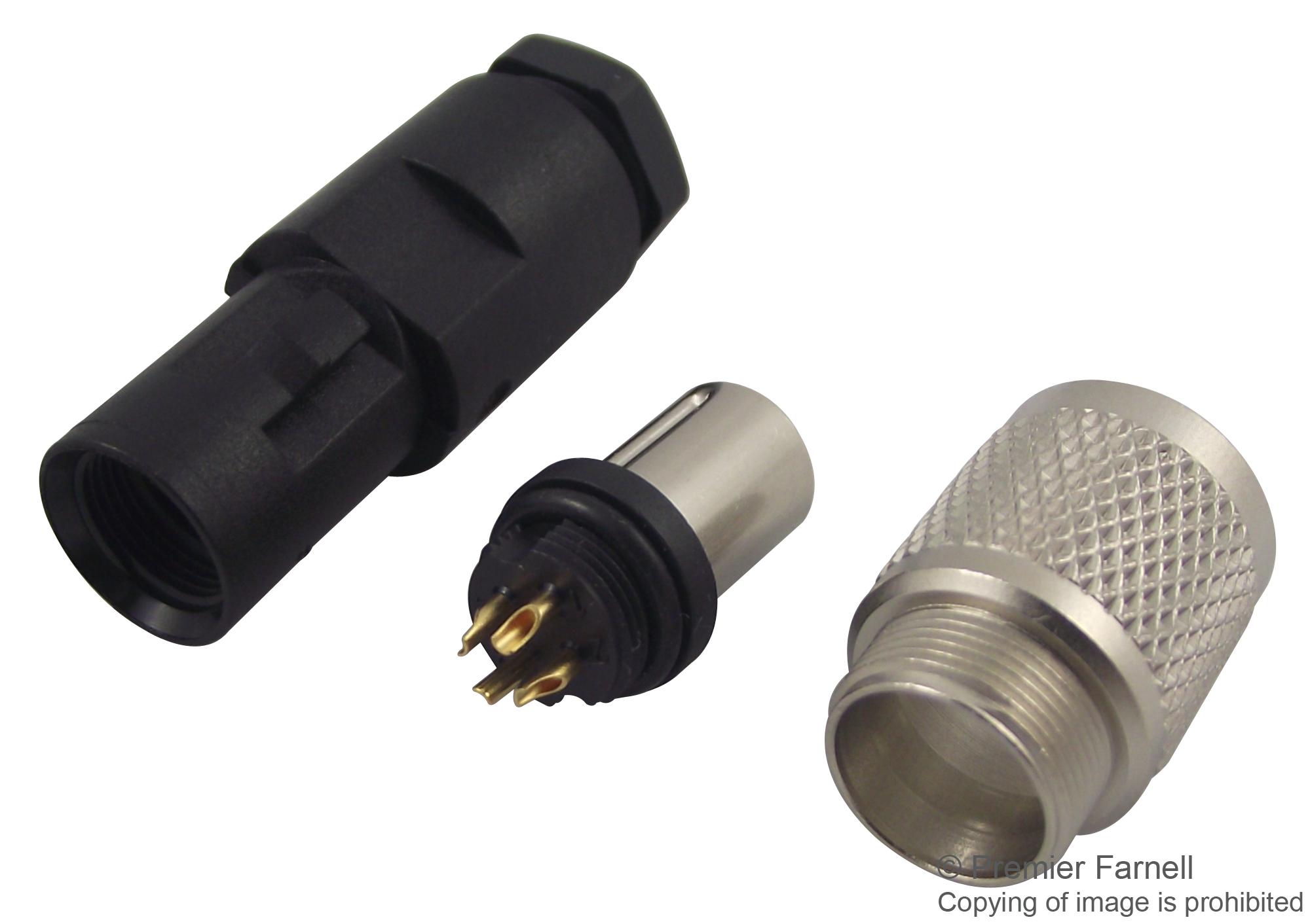 99 0409 00 04 - Binder - Circular Connector, 712 Series, Cable Mount ...