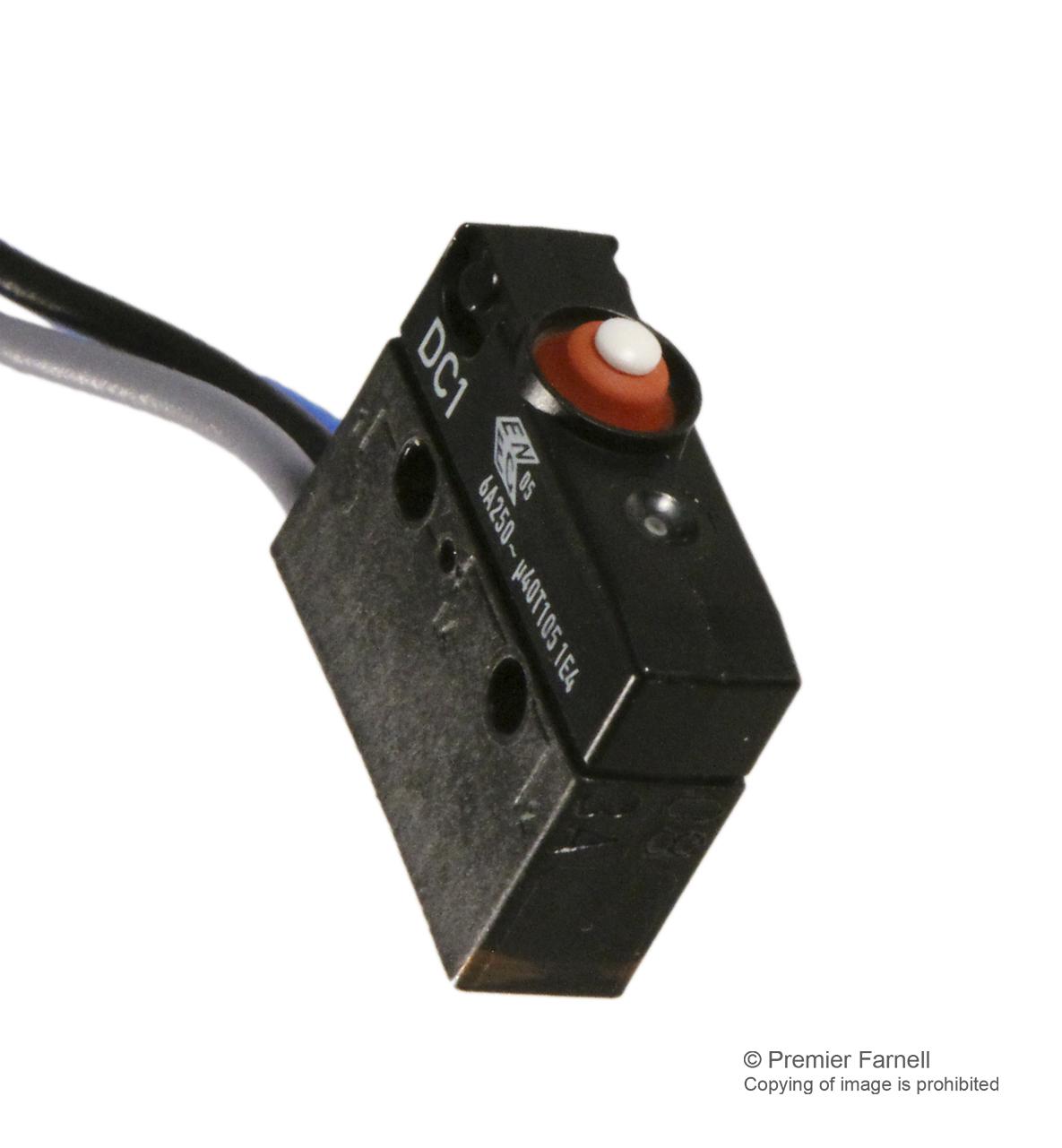 DC1C-C3AA - Zf - Microswitch, Snap Action, Plunger | element14 Korea