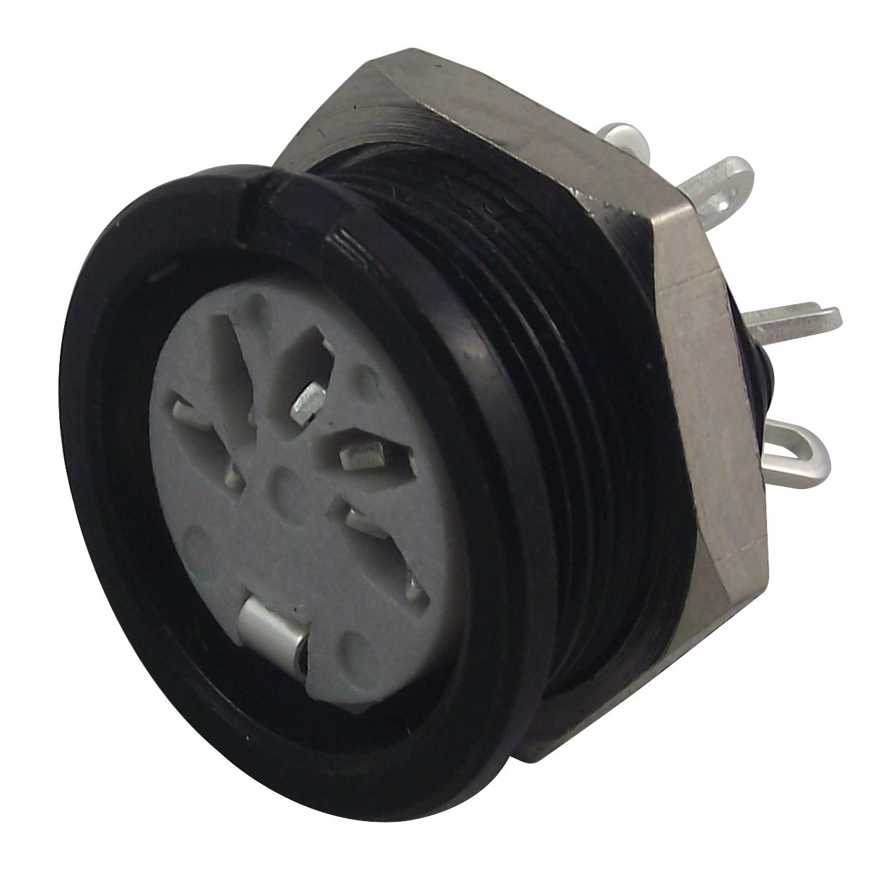651-0500 - Deltron Components - DIN Audio / Video Connector, 180°, 5 ...