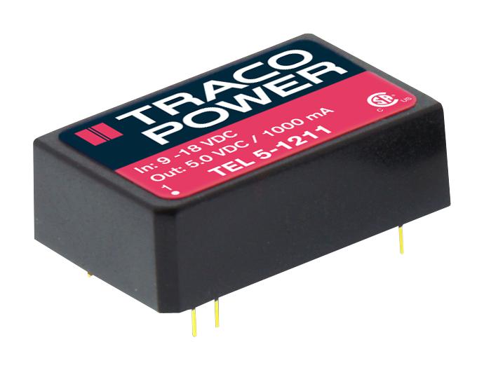 TEL 5-1212 - Traco Power - Isolated Through Hole DC/DC Converter, ITE, DIP | element14 Korea