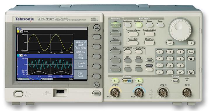 AFG3102 - Tektronix - Function Generator, Arbitrary, 2 Channel ... AFG3102 - Tektronix - Function Generator, Arbitrary, 2 Channel ...