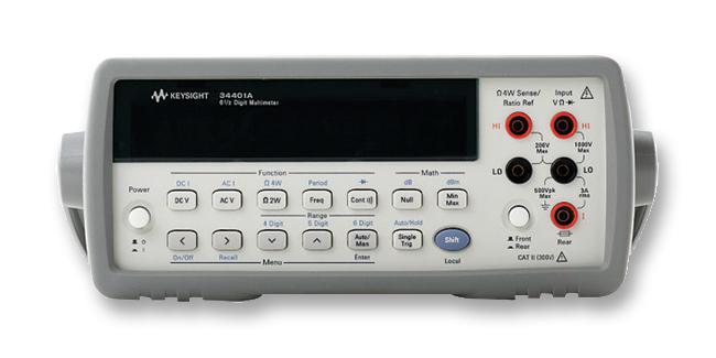 34401A - Keysight Technologies - Bench Digital Multimeter, 1000 Count ... 34401A - Keysight Technologies - Bench Digital Multimeter, 1000 Count ...