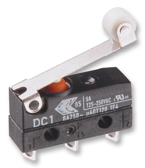 DC3C-L1RC - Zf Electronics - Microswitch, Snap Action, Roller Lever | element14 Korea