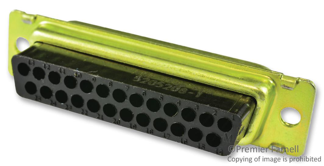 5205208-1 - Amp - Te Connectivity - D Sub Connector Housing, 25 Ways, D Sub | element14 Korea