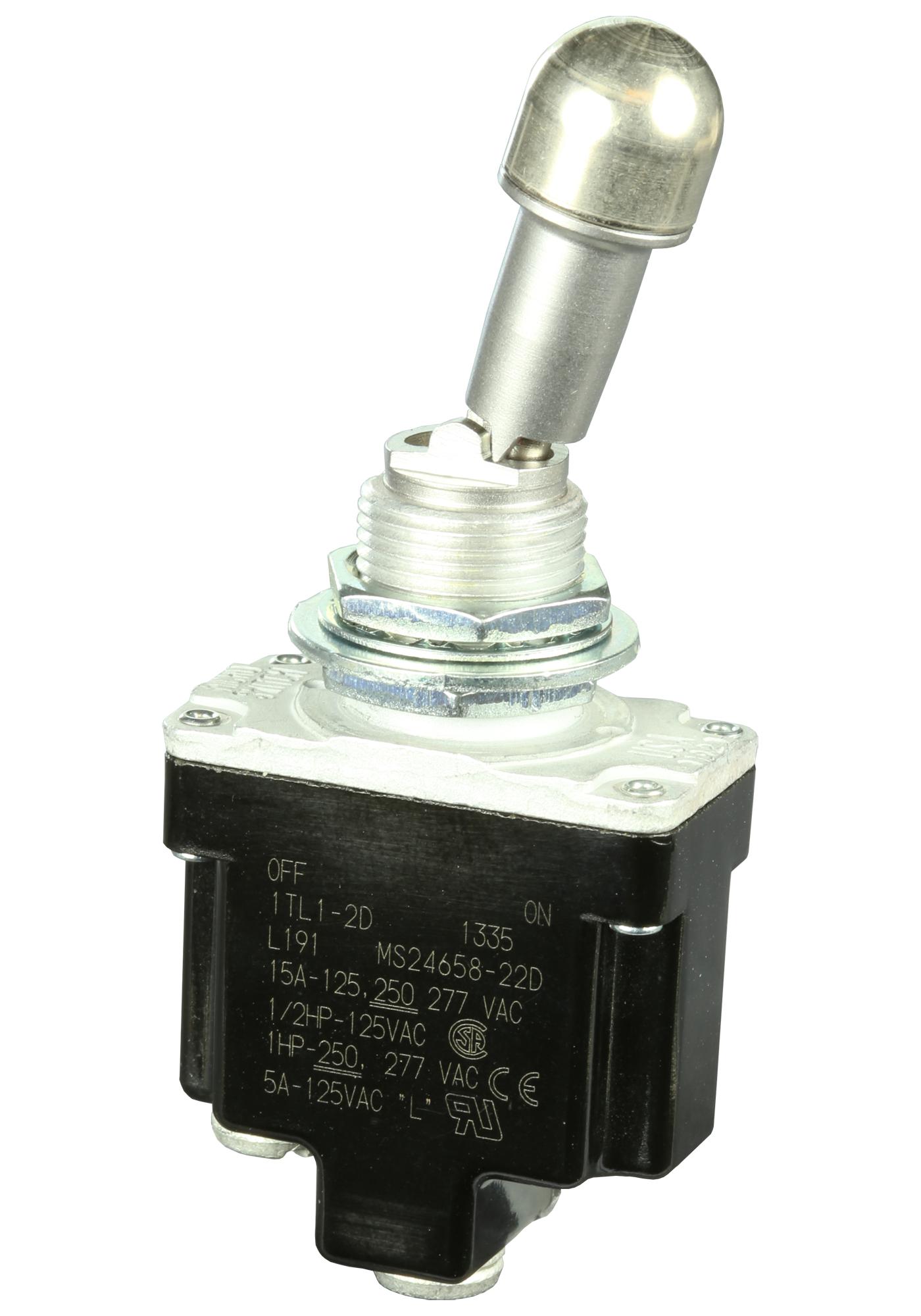 1TL1-2D - Honeywell - Toggle Switch, Off-On, SPST | element14 Korea
