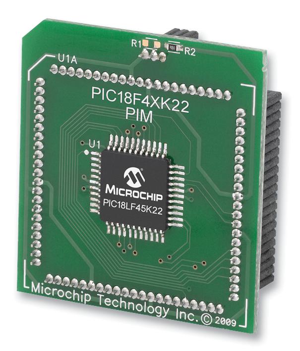 MA160014 - Microchip - Daughter Board, 44-Pin PIC18 MCU Plug In Module, Plugs into PIC18 ...