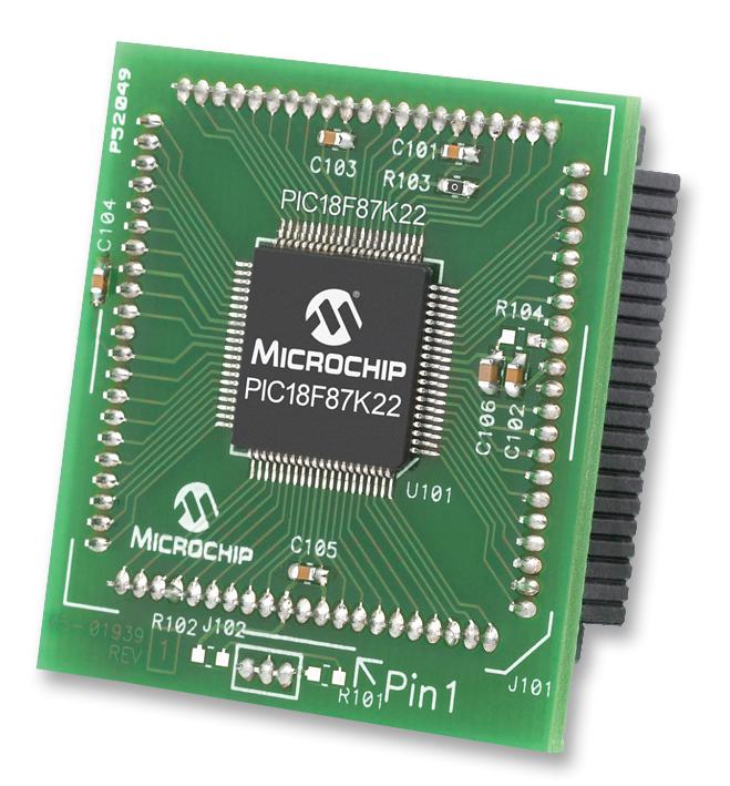 MA180028 - Microchip - Daughter Board, PIC18F87K22 Plug-In Module, Plug ...
