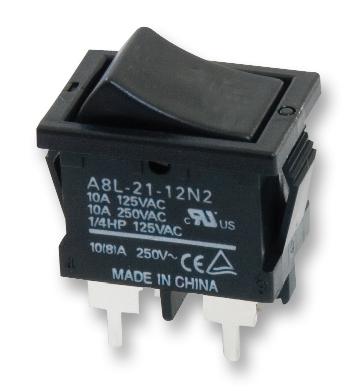 A8L-11-15N1 - Omron Electronic Components - Rocker Switch, SPST, Non Illuminated | element14 Korea