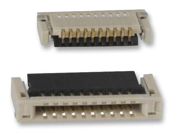 10051922-2010ELF - Amphenol Communications Solutions - FFC / FPC Board Connector, ZIF, 0.5 mm ...