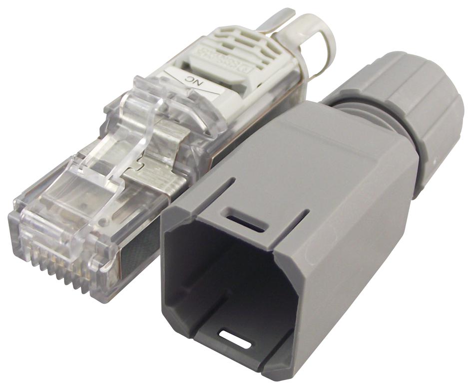 1658435 - Phoenix Contact - Modular Connector, RJ45 Plug, 1 x 1 (Port ...