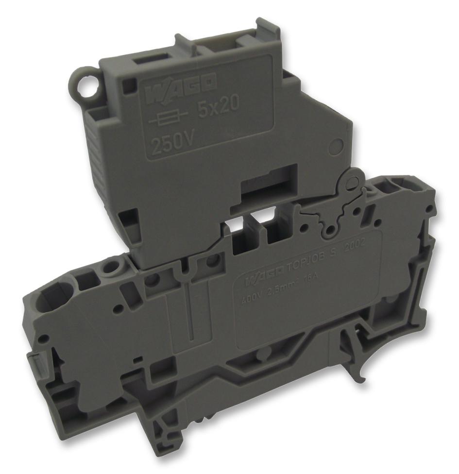 2002-1611 - Wago - Fused Terminal Block, Disconnect, 2 Ways | element14 ...