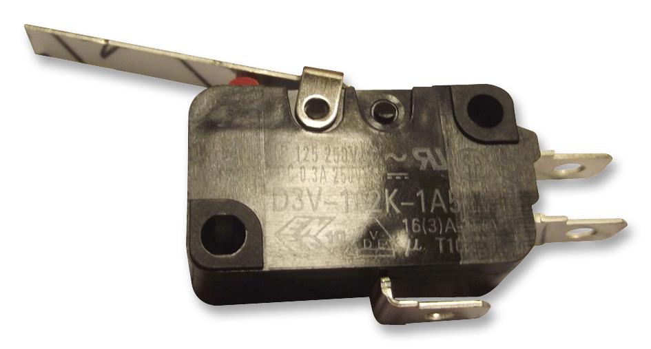 D3V-162K-1A5 - Omron Electronic Components - Microswitch, Miniature, Lever | element14 Korea