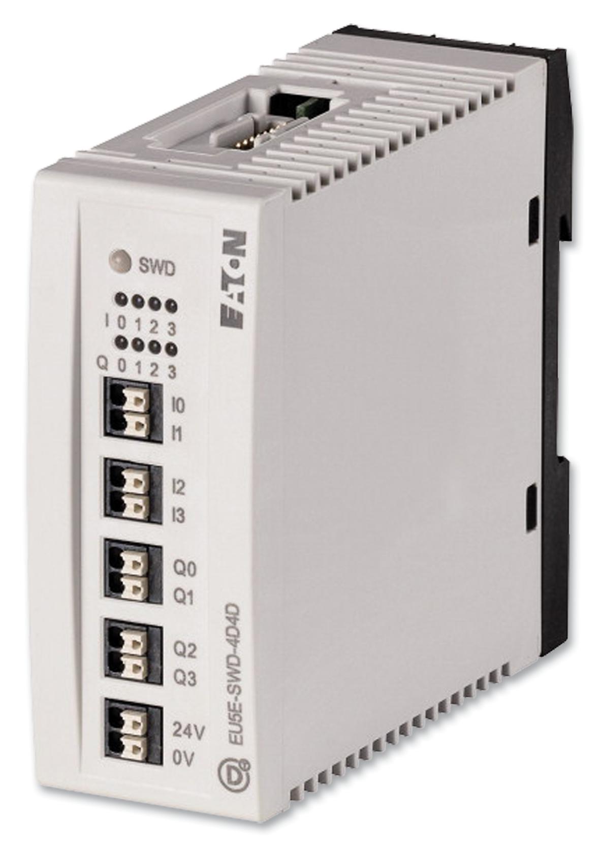 EU5E-SWD-4D4D - Eaton Moeller - I/O Module, Digital, 4 Input + 4 Transistor Outputs | element14 ...