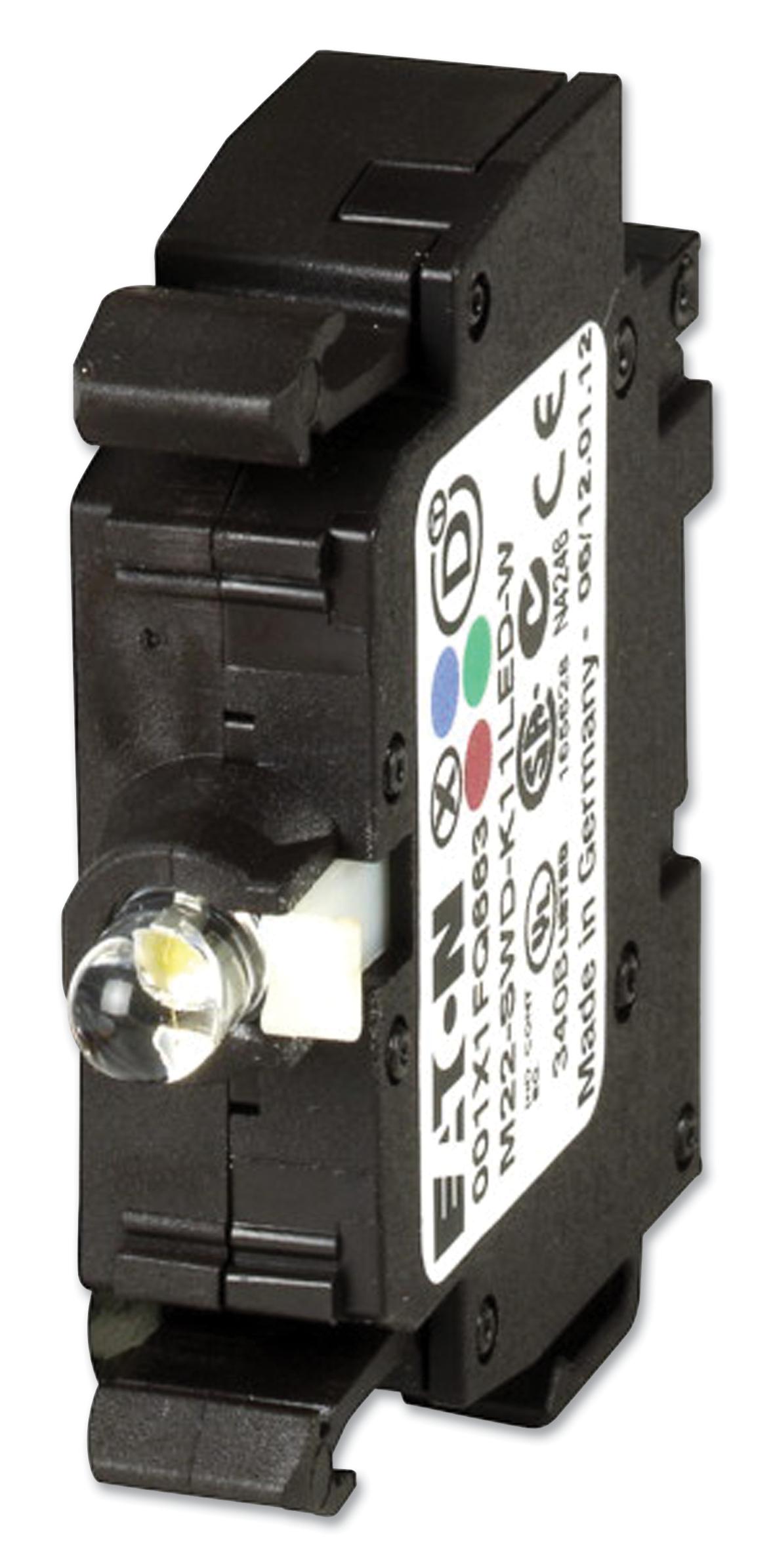 M22-SWD-K11LED-B - Eaton Moeller - Changeover Contact, Blue LED, Front | element14 Korea