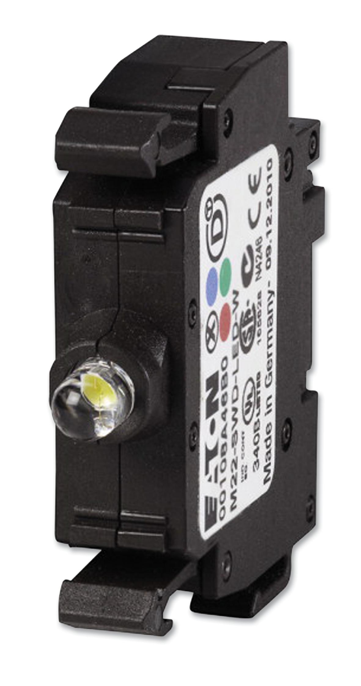 M22-SWD-LED-B - Eaton Moeller - Contact Block, Blue LED, Front Fixing | element14 Korea