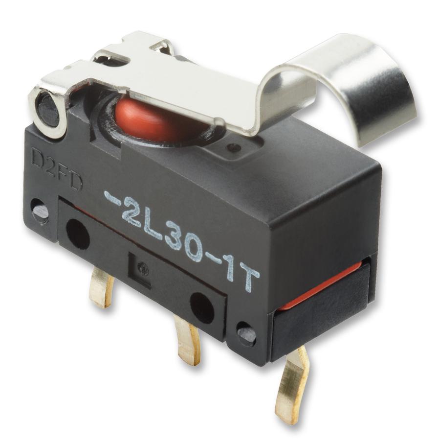 D2F-L30 - Omron Electronic Components - Microswitch, Ultra Subminiature, Simulated Roller Lever ...