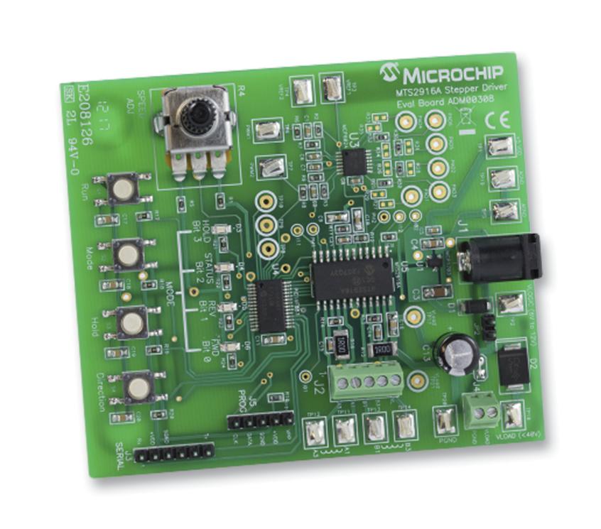 ADM00308 - Microchip - Evaluation Board, MTS2916A Dual Full-Bridge ...