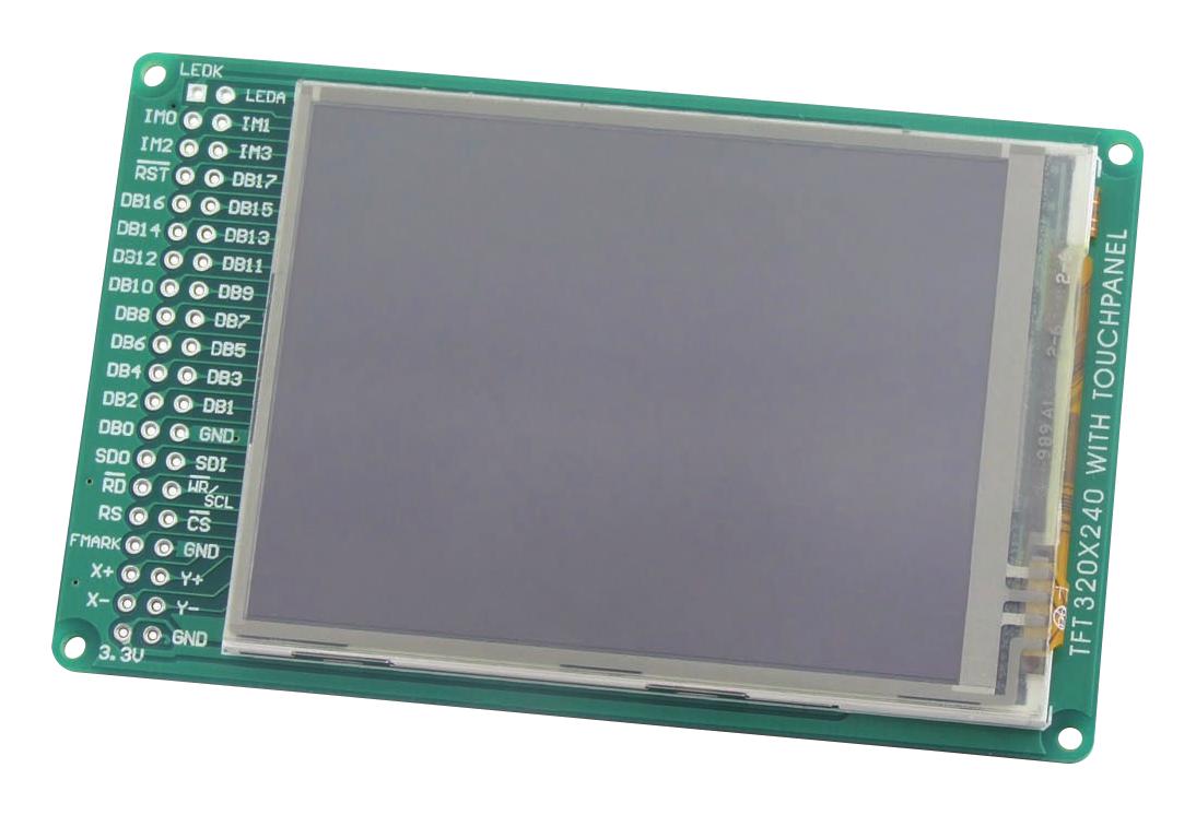 MIKROE-495 - Mikroelektronika - TFT LCD, 2.8 ", 320 x 240 | element14 Korea