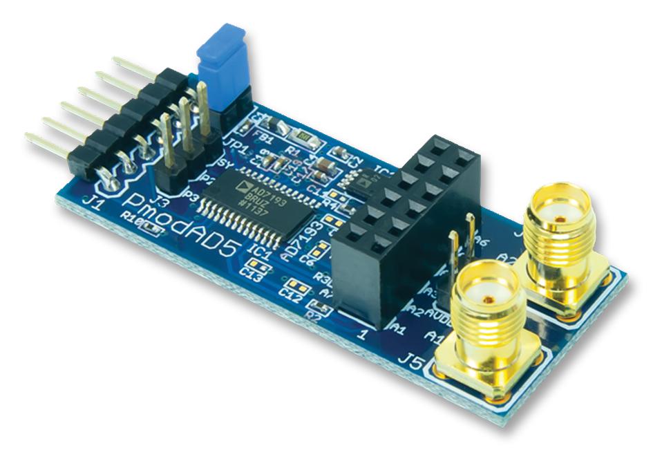 410-243 - Digilent - Daughter Board, PmodAD5 16-Bit Analogue to Digital Converter Pmod I/O ...