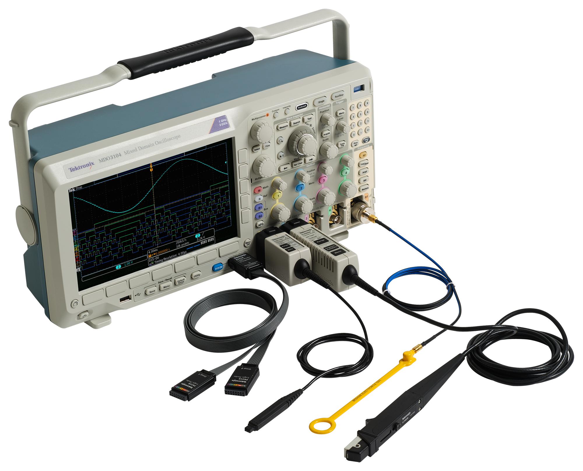 MDO3034 - Tektronix - MSO / MDO Oscilloscope, MDO3000 Series, 4 Channel | element14 Korea