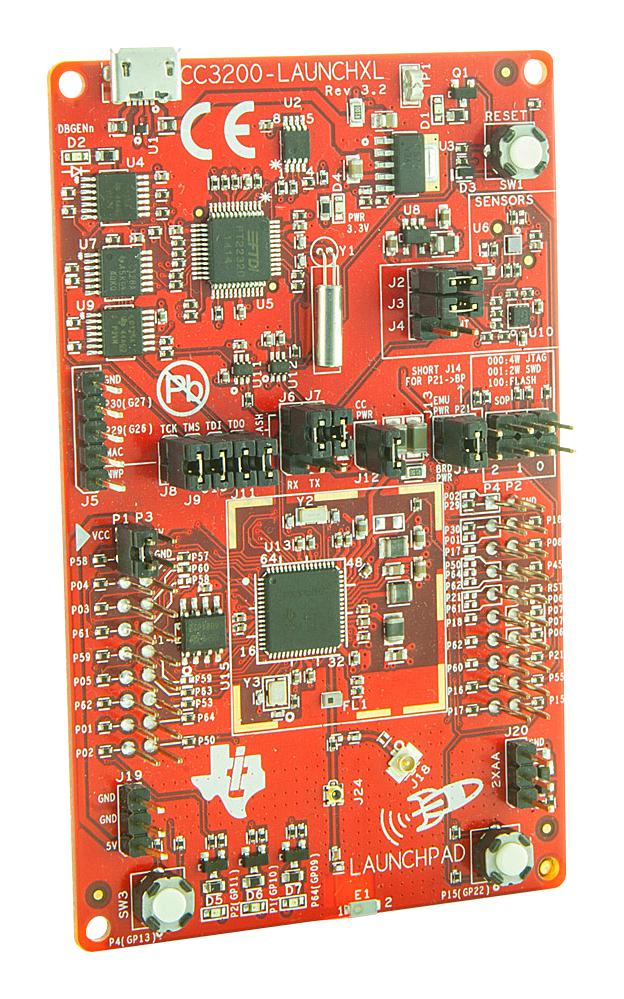CC3200-LAUNCHXL - Texas Instruments - Evaluation Module, WiFi, SimpleLink™ CC3200 LaunchPad ...