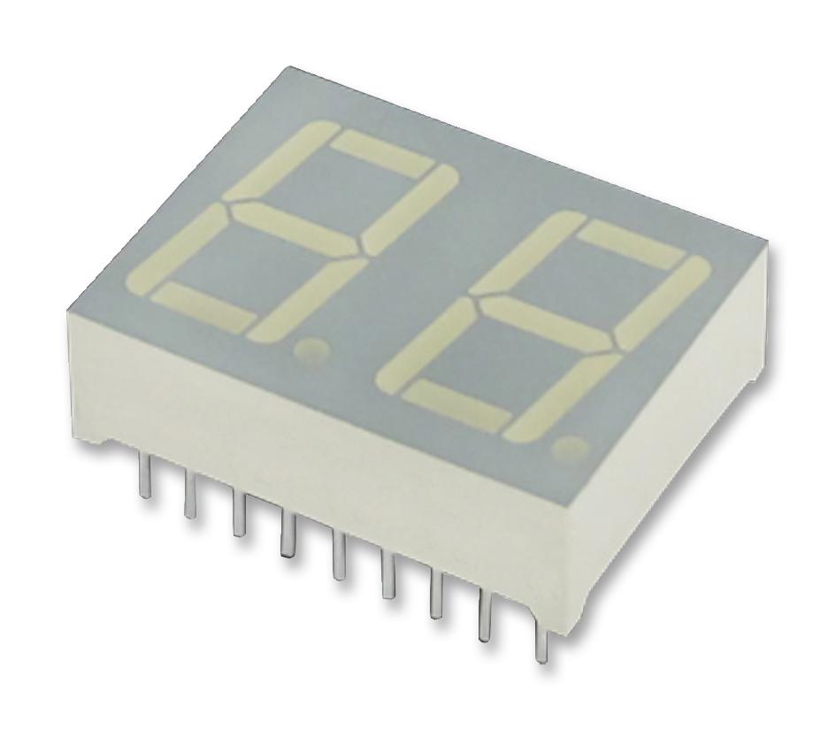 DC56-11EWA - Kingbright - 7 Segment LED Display, Mechanically Rugged ...