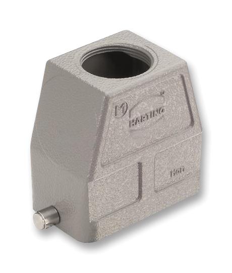 19 30 010 0447 - Harting - Heavy Duty Connector, M32 Top Entry, 2 Pegs | element14 Korea