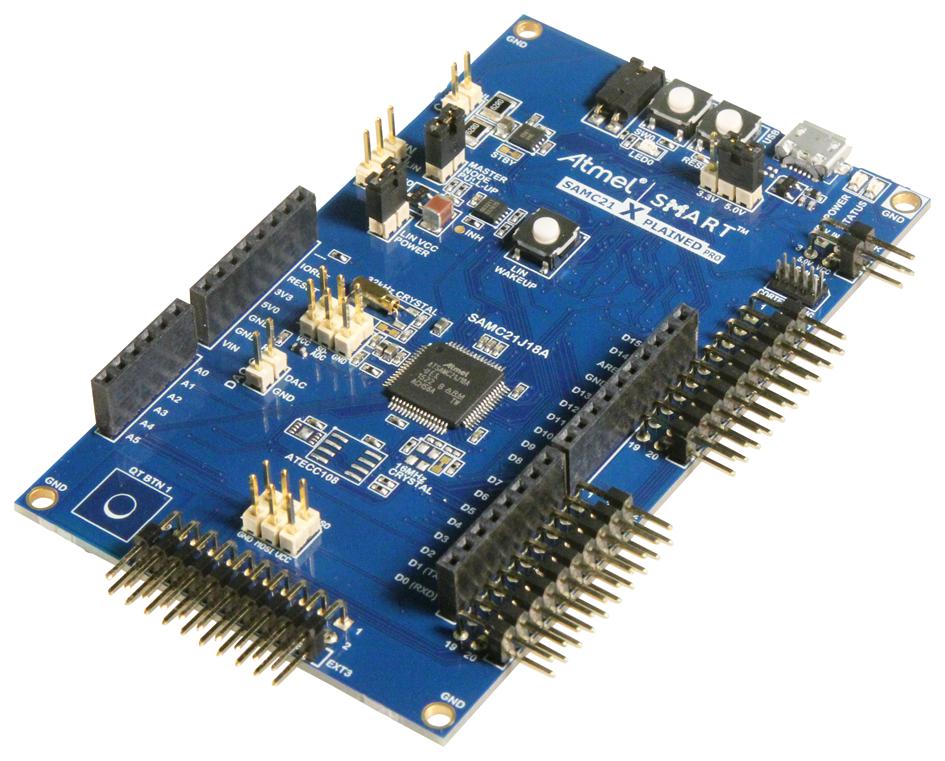 ATSAMC21-XPRO - Microchip - Evaluation Kit, SAM C21 Xplained Pro, ATSAMC21J18A MCU | element14 Korea