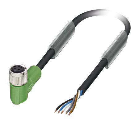 1404478 - Phoenix Contact - Sensor Cable, 90° M8 Receptacle, Free End ...