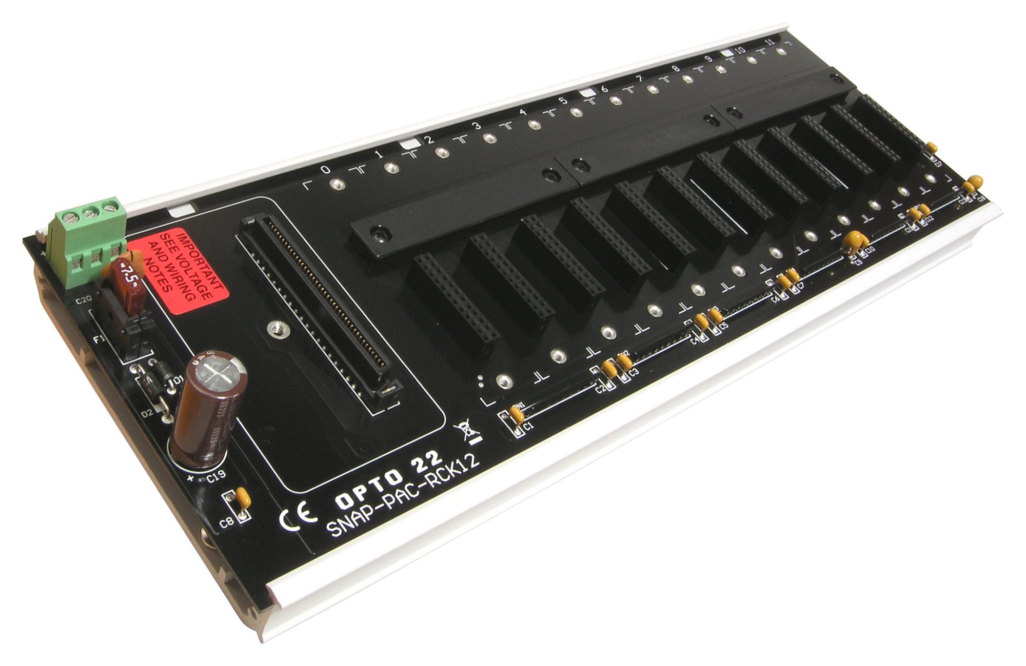 SNAPPACRCK12 - Opto 22 - I/O Rack, SNAP PAC, 12 Modules | element14 Korea
