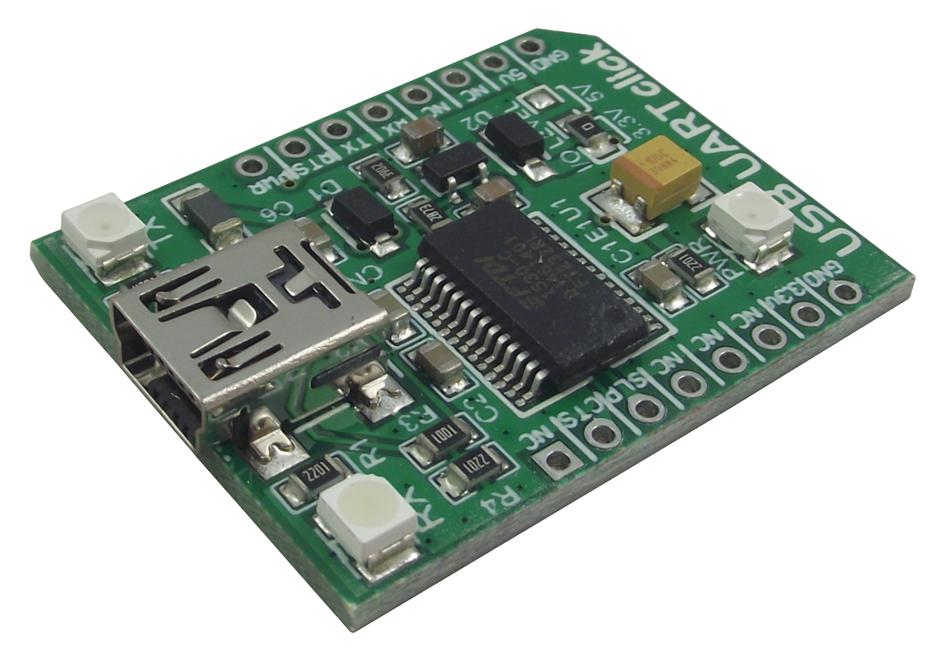 MIKROE-1203 - Mikroelektronika - Click Board, USB UART click, USB | element14 Korea