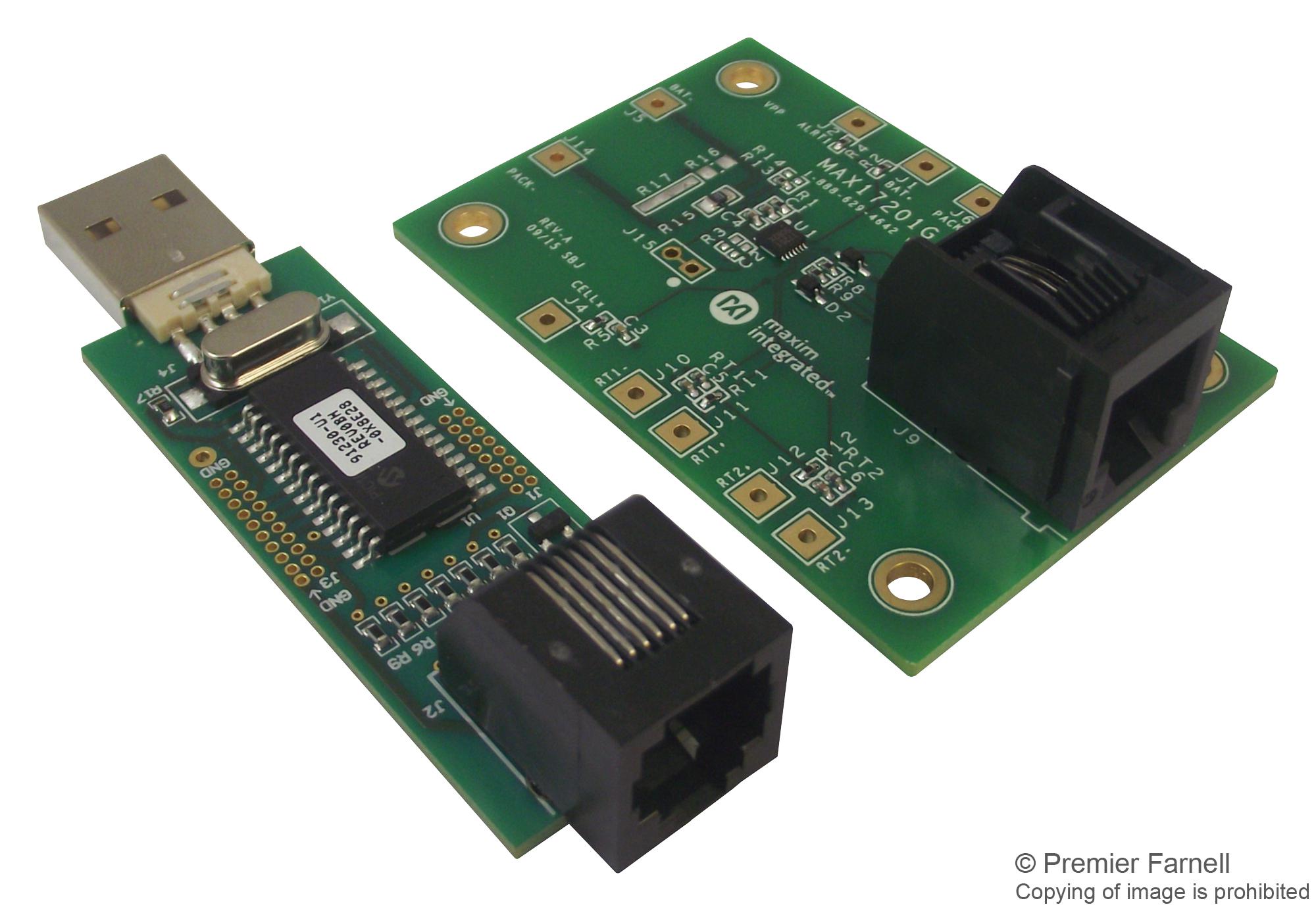 MAX17201GEVKIT# - Analog Devices - Evaluation Board, MAX17201 Stand Alone ModelGauge m5 Fuel ...