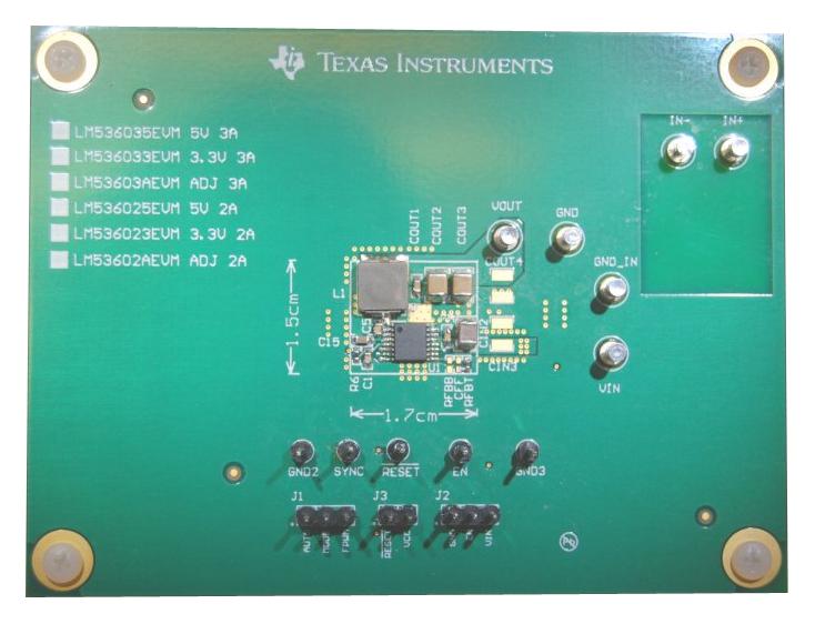 LM536035EVM . - Texas Instruments - Evaluation Module for 5V Fixed ...