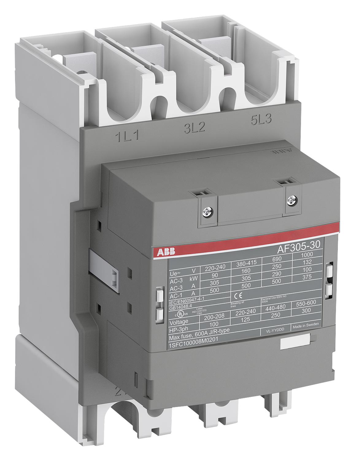 AF305-30-11-13 - Abb - Contactor, 305 A, DIN Rail | element14 Korea