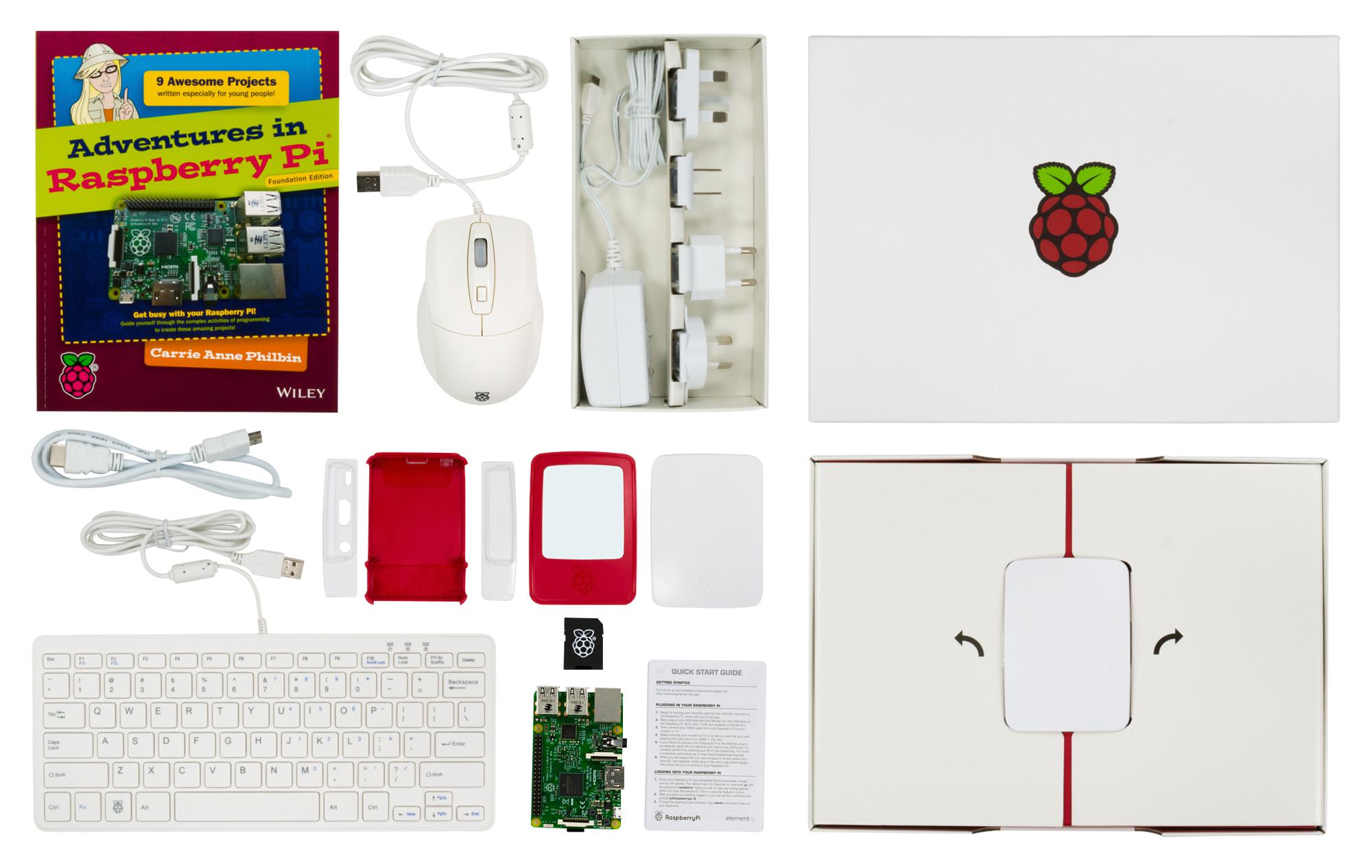 RPI3BP-INABOX-KIT - Raspberry-pi - Single Board Computer Kit, Raspberry ...