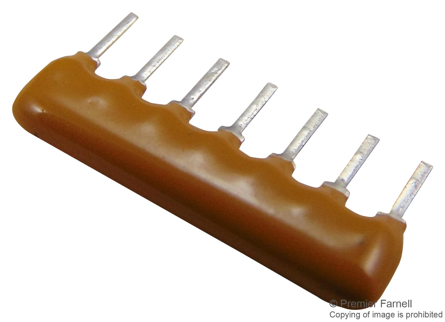 4607X-101-472LF - Bourns - Fixed Network Resistor, 4.7 kohm, Bussed ...