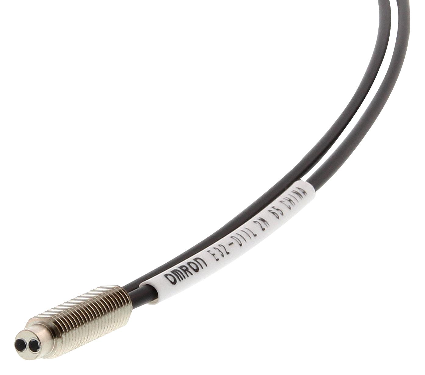 E32-D11L 2M - Omron Industrial Automation - Fiber Optic Sensor Cable, Diffuse, General Purpose ...