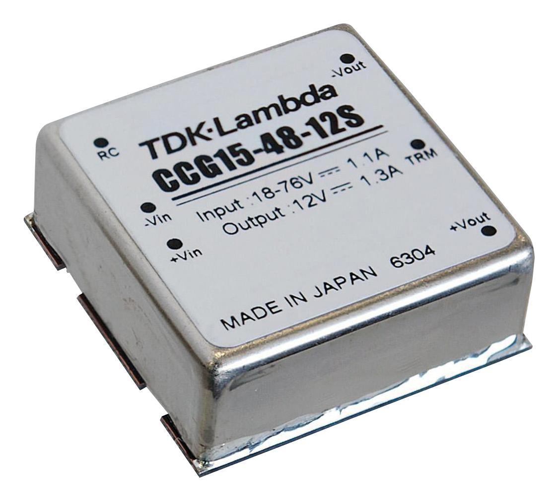 CCG15-48-15S - Tdk-lambda - Isolated Through Hole DC/DC Converter, ITE, 4:1 | element14 Korea