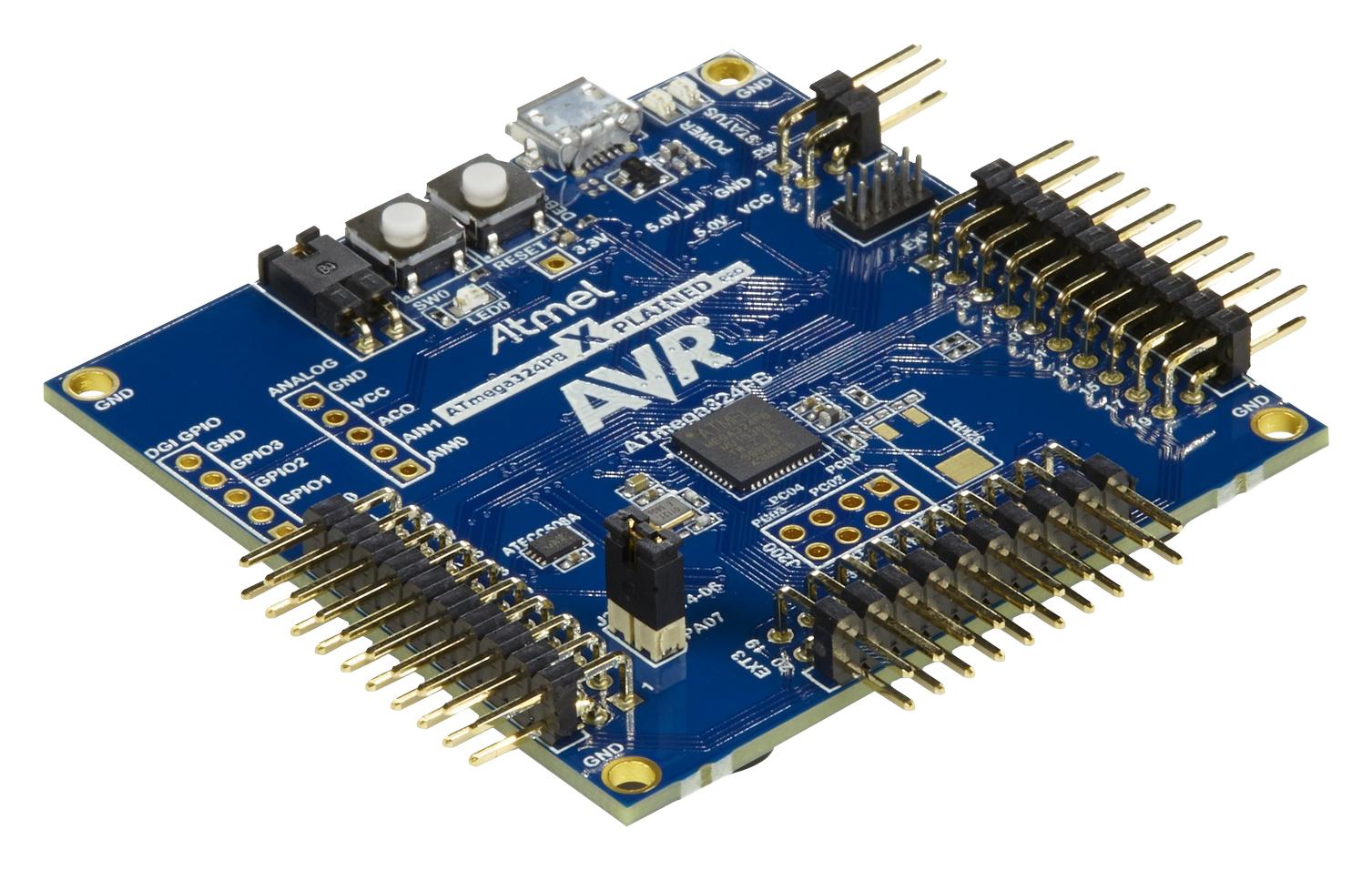 ATMEGA324PB-XPRO - Microchip - Evaluation Board, ATMega24PB MCU, Embedded Debugger | element14 Korea