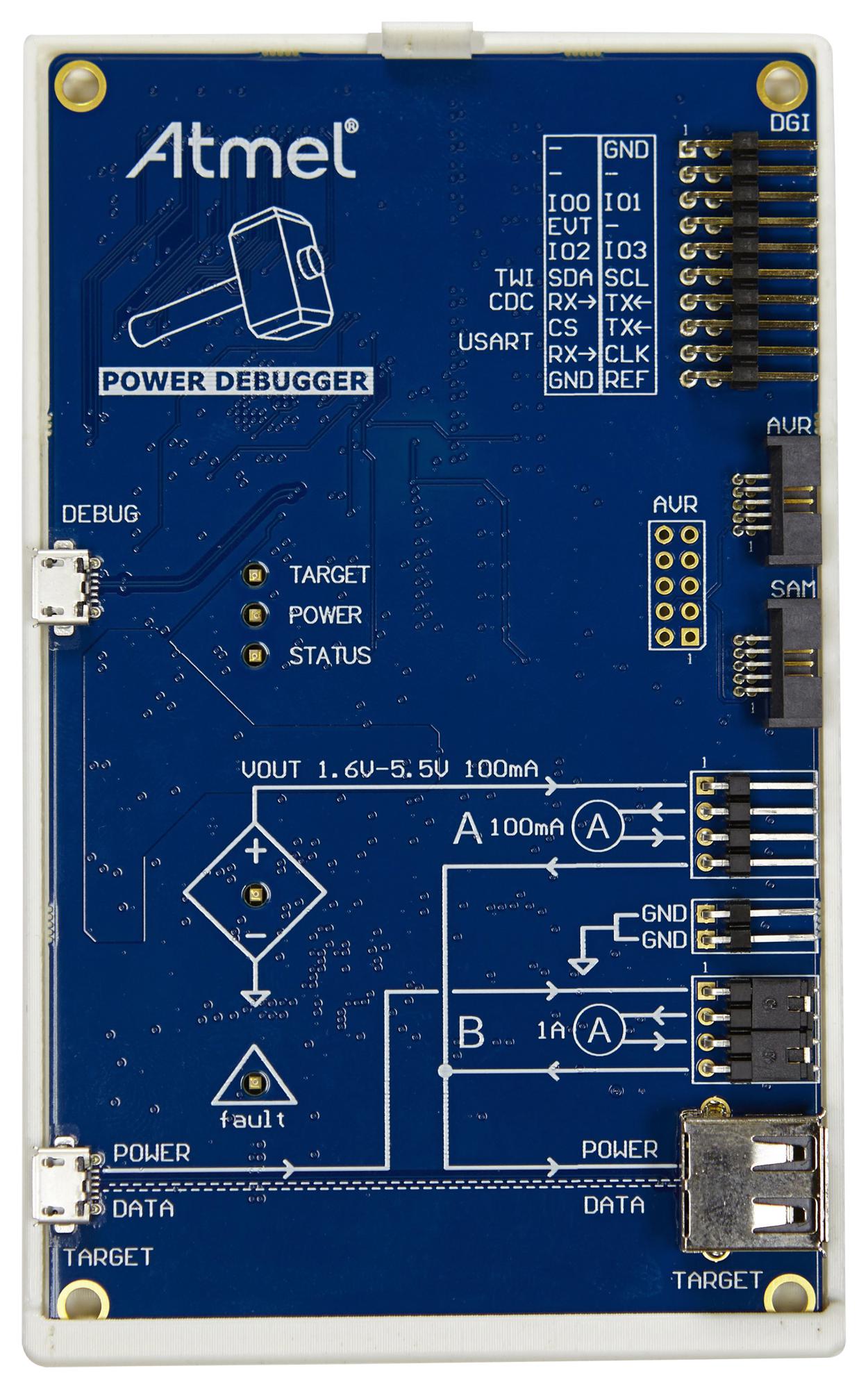 ATPOWERDEBUGGER - Microchip - Debugger, ARM Cortex-M based SAM/AVR MCUs, JTAG | element14 Korea