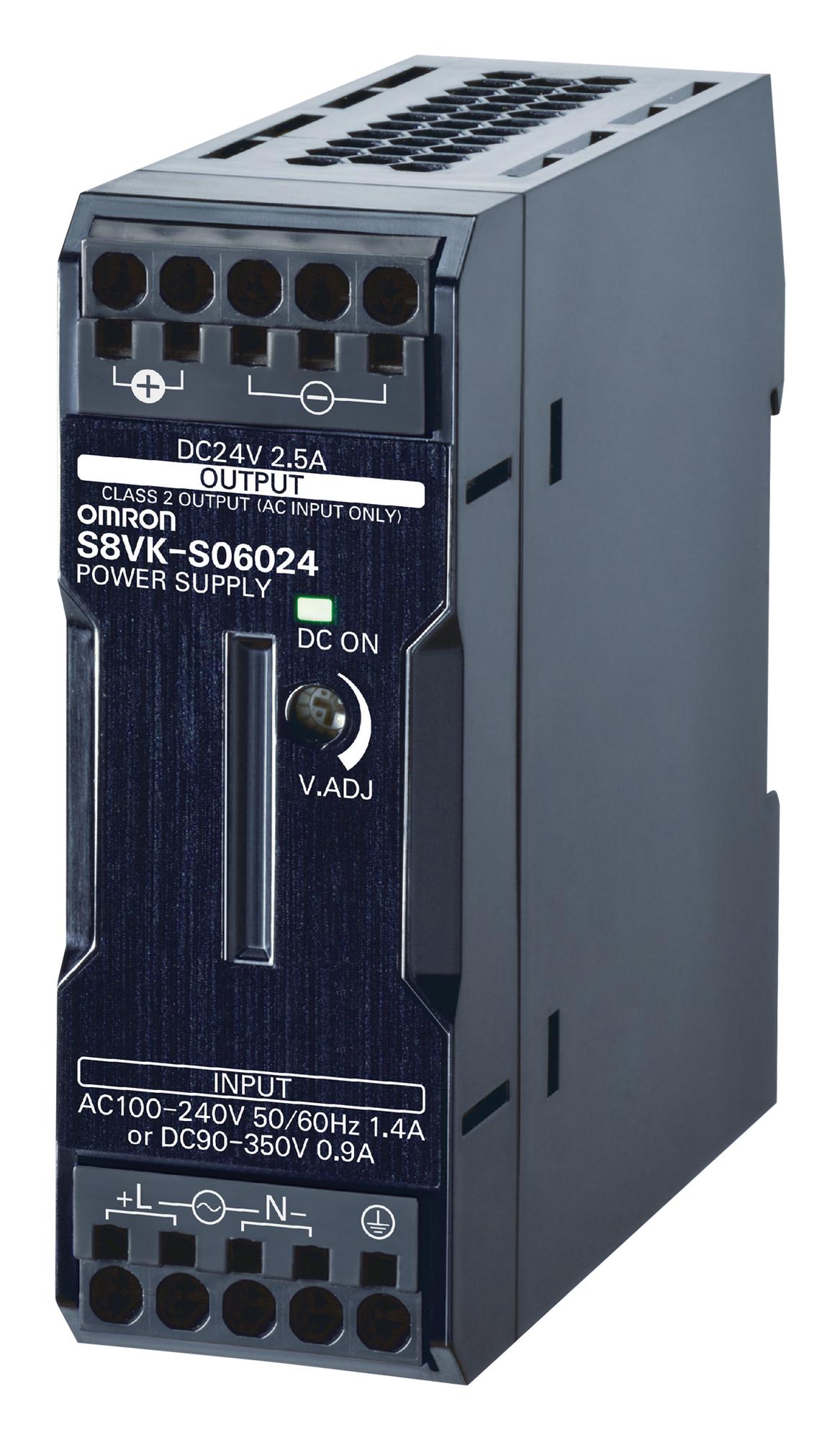 S8VK-S06024 - Omron - AC/DC DIN Rail Power Supply (PSU), ITE, 1 Output | element14 Korea