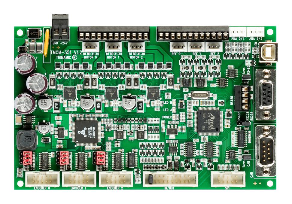 TMCM-351-E-CANOPEN - Trinamic / Analog Devices - Stepper Motor Driver, 2-Phase, 3-Axis ...
