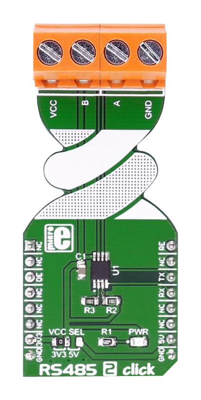 MIKROE-2700 - Mikroelektronika - Add-On Board, RS485 v2 Click Board, mikroBUS Connector ...