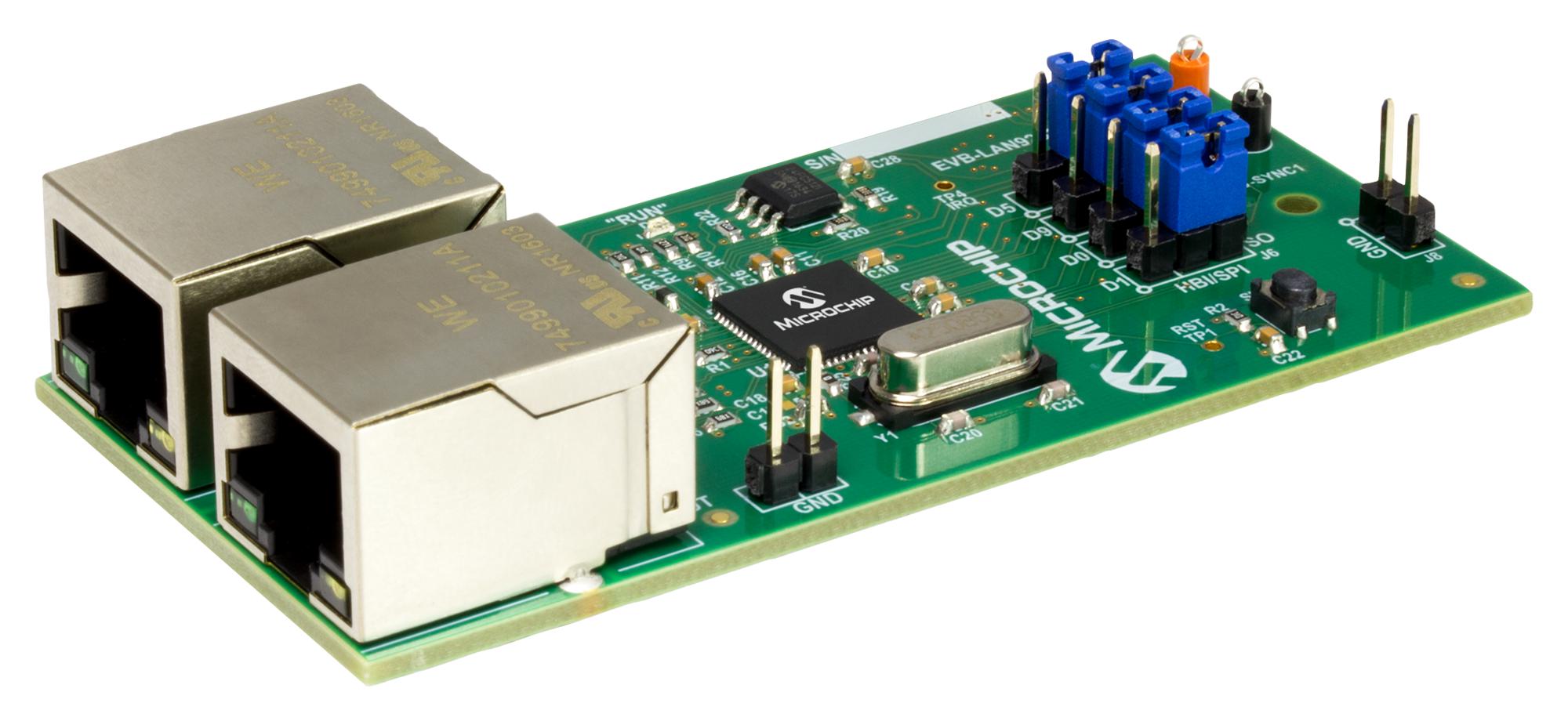 EVB-LAN9252-SPI - Microchip - Evaluation Board, LAN9252 EtherCAT Controller, SPI Interface ...