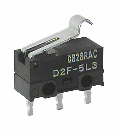 D2F-5L3 - Omron - Microswitch, Subminiature, Simulated Roller Lever | element14 Korea