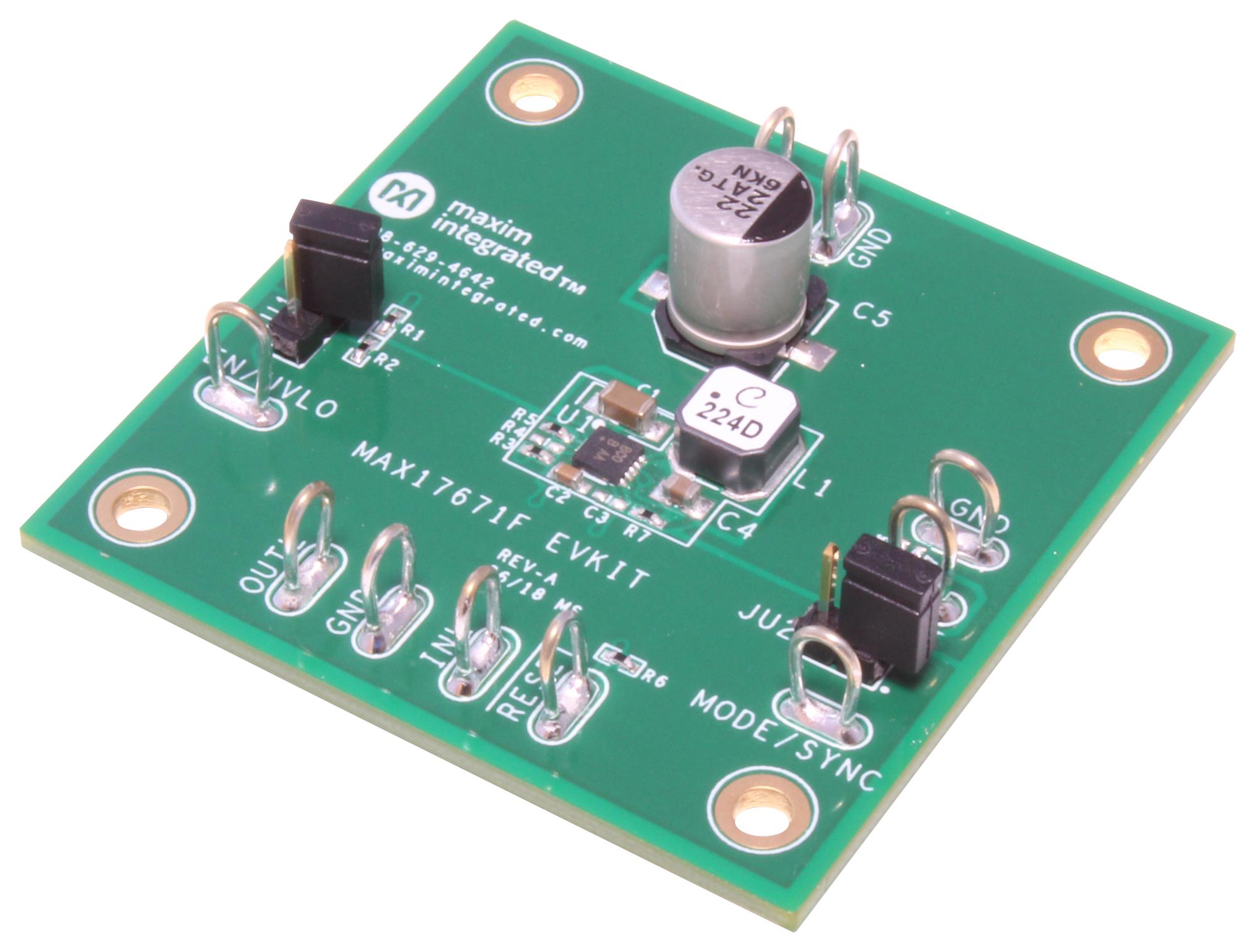 MAX17671FEVKIT# - Analog Devices - Evaluation Kit, MAX17671 DC/DC Converter, Step Down ...