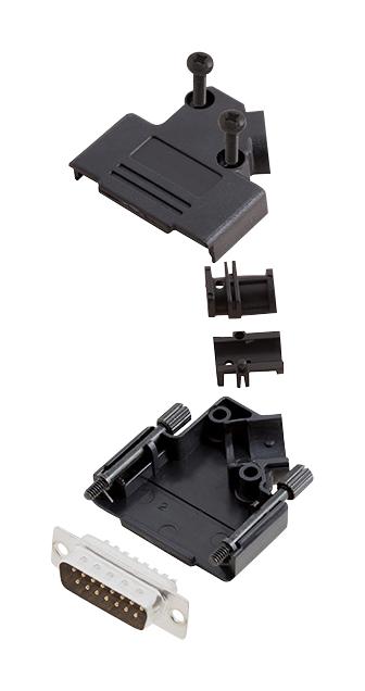 L17D45PK-P-15+L717SDA15P - Amphenol Communications Solutions - D Sub Connector, W/ Backshell ...