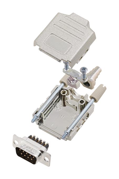 L17DPPK25-M+L717DB25PST - Amphenol Communications Solutions - D Sub Connector, With Backshell ...