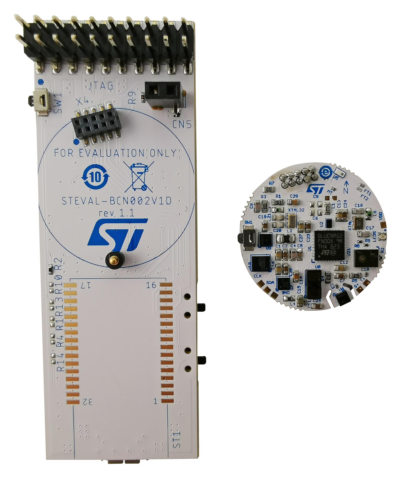 STEVAL-BCN002V1B - Stmicroelectronics - Development Kit, BlueTile Sensor Node, Bluetooth Sensor ...